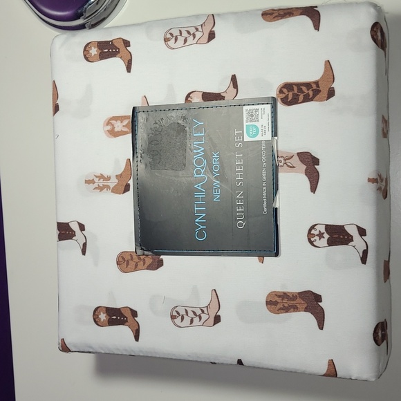 Cynthia Rowley | Bedding | Cynthia Rowley New York Cowboy Boots Queen ...